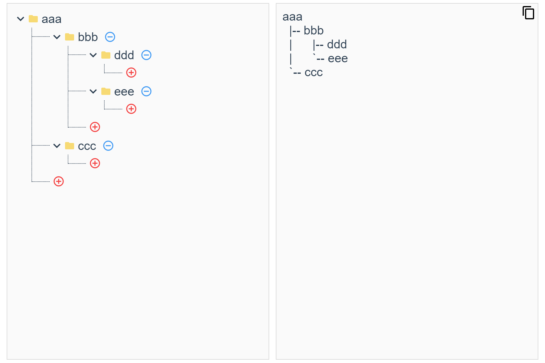 GitHub - jagpotato/dirtree-editor: ディレクトリツリー図を編集してコピペするやつ