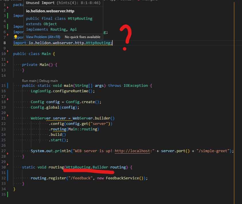 False Positive For Unused Import · Issue 66 · Oracle Javavscode · Github