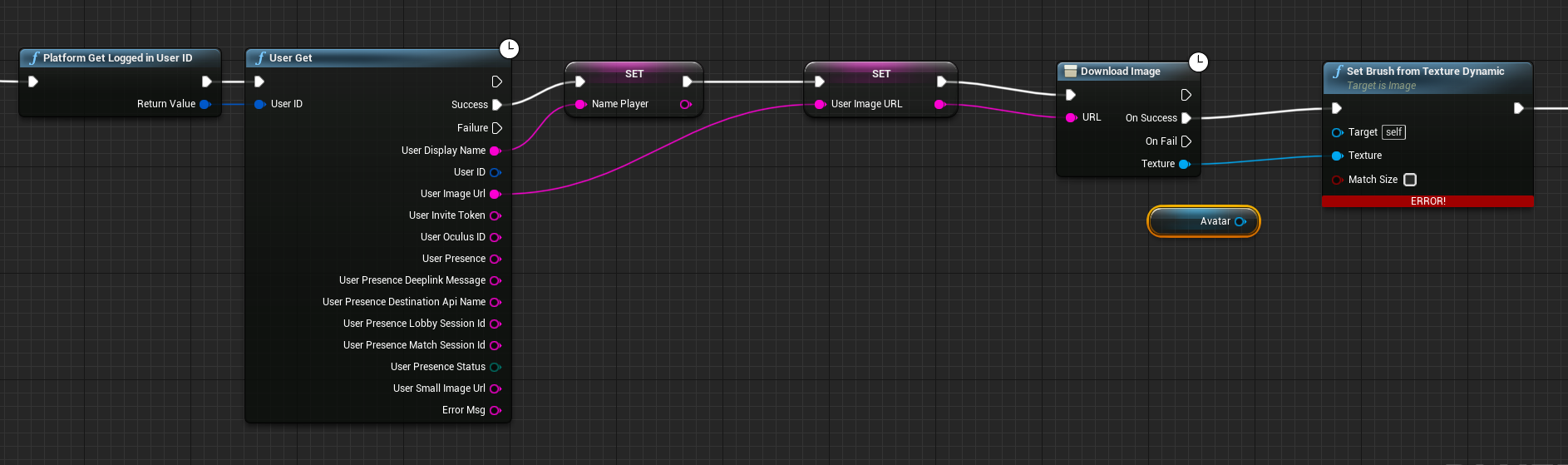 FB/Oculus Profile Avatar above character · Issue #25 · oculus-samples/Unreal-SharedSpaces · GitHub