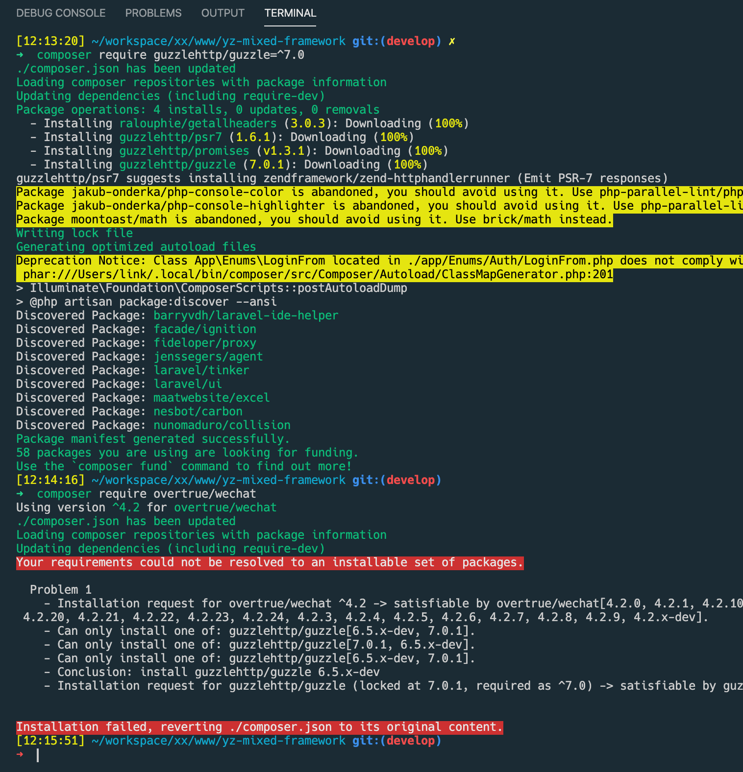 guzzlehttp/guzzle ^7.0 的支持问题 · Issue #1894 · w7corp/easywechat · GitHub