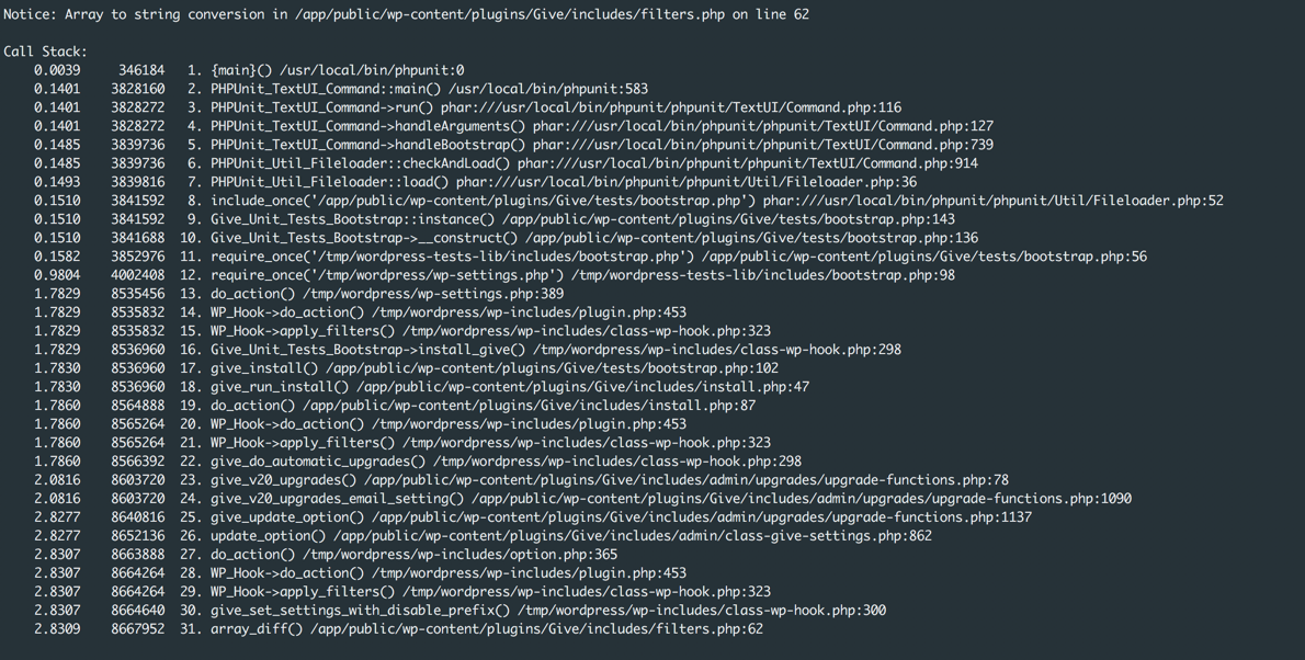 Resolve Failing Unit Tests In 201 · Issue 2702 · Impress Orggivewp