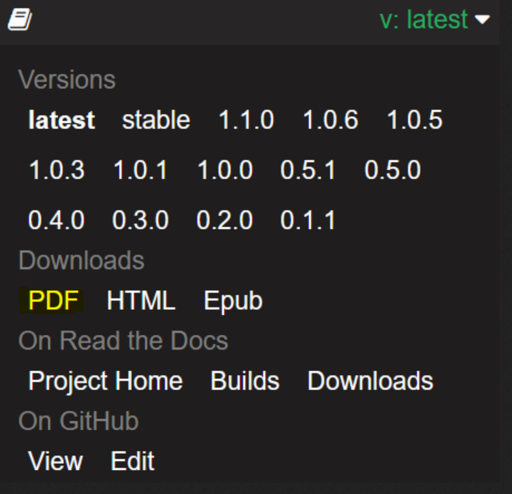 No PDF download option for docs? · Issue #2113 · marshmallow-code ... No PDF download option for docs? · Issue #2113 · marshmallow-code ...