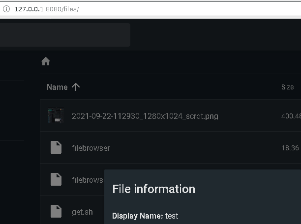 minor bug: filebrowser reveals real name of root protected directory · Issue #1580 · filebrowser ...