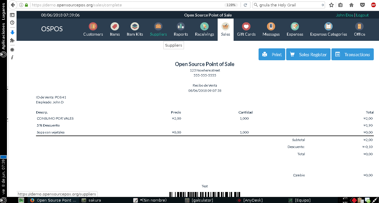 bug: languaje are not set correctly at demo · Issue #2017 · opensourcepos/opensourcepos · GitHub