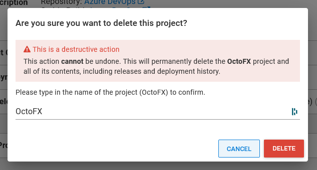 Pressing the Enter key on Delete dialogs does not submit the form · Issue #7680 · OctopusDeploy ...