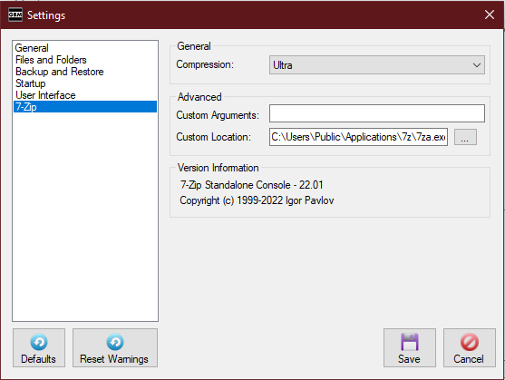 [Feature-Resquest?] Now, with active development stopped, allow us to update the included 7-Zip ...