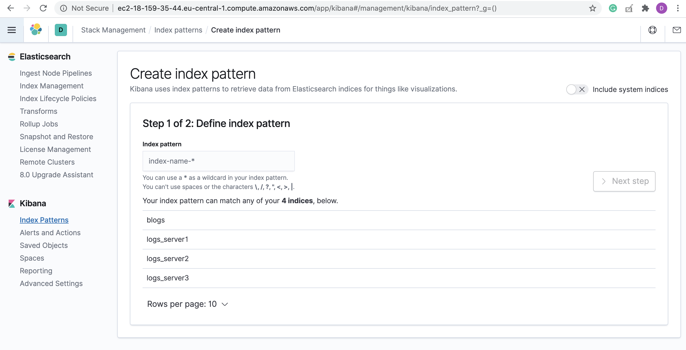 Kibana Visualize Navigation Entry Takes User To The Home Screen Instead Of The Visualization