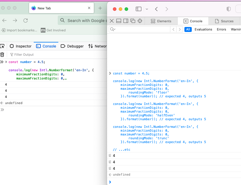 Intl.NumberFormat() roundingMode options not supported · Issue #17848 ...