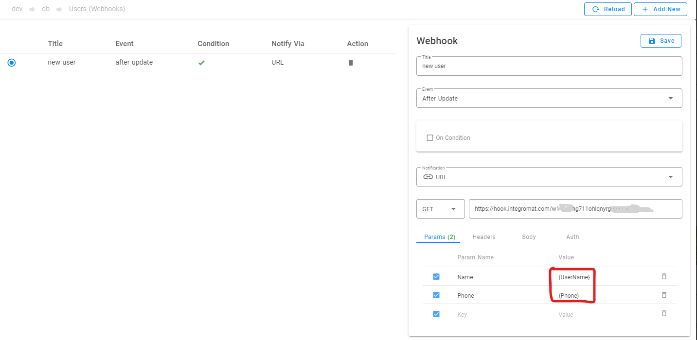 feature: add params in Automations referencing cell values · Issue #296 · nocodb/nocodb · GitHub