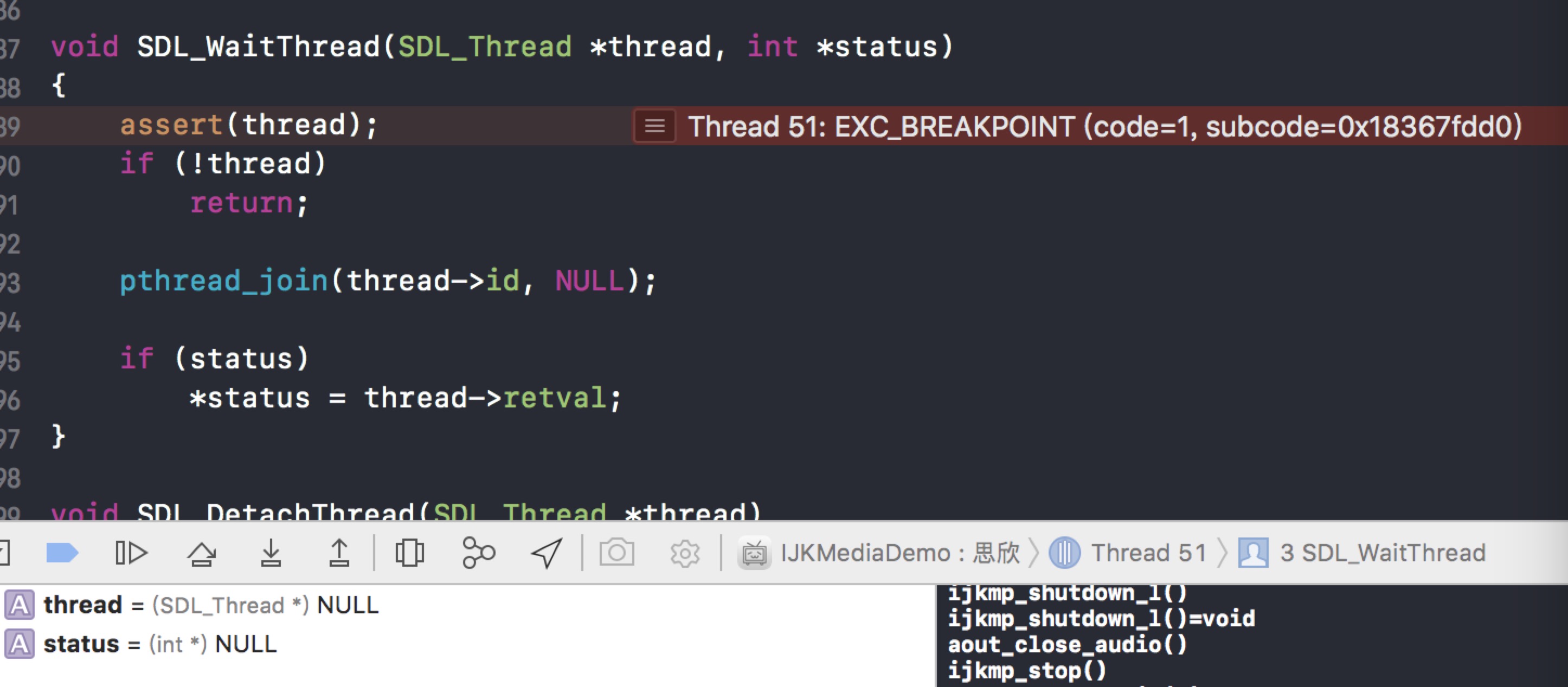 iOS 播放闪退 or shutdown 闪退 · Issue #4422 · bilibili/ijkplayer · GitHub