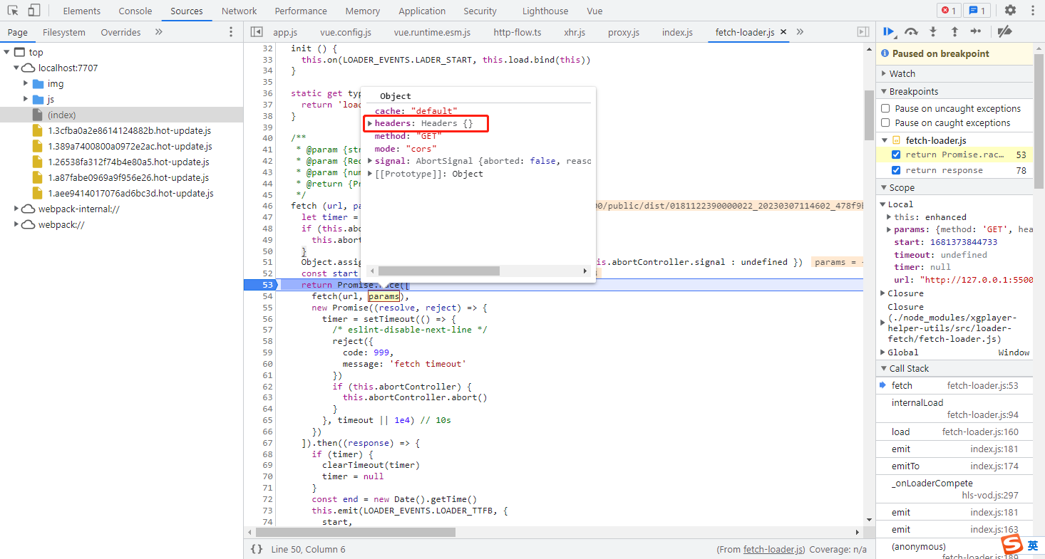 如何增加fetch-loader.js的headers · Issue #898 · bytedance/xgplayer · GitHub