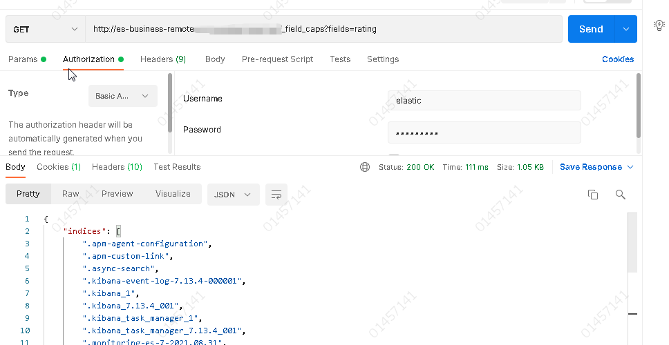 No matching indices found: No indices match pattern "*:mplat-login_status-*" · Issue #110959 ...