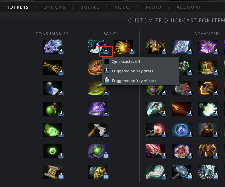 QUICK CAST on items are not working after an update on dead reckoning · Issue #7307 ...