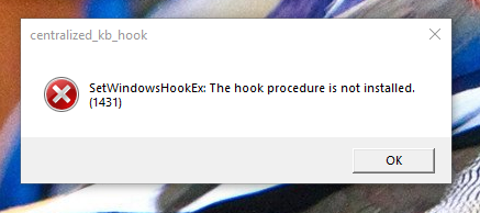 SetWindowsHookEx error on launch · Issue #12193 · microsoft/PowerToys · GitHub