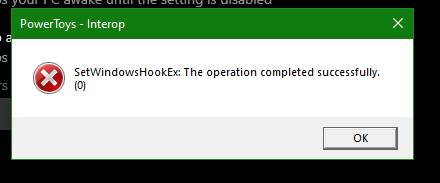 SetWindowsHookEx error on launch · Issue #12193 · microsoft/PowerToys ...
