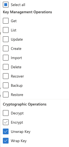 [@azure/keyvault] unwrapKey requiring "keys get permission on key vault" · Issue #17391 · Azure ...