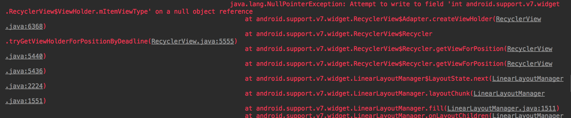 Javalangarrayindexoutofboundsexception · Issue 1701 · Cymchadbaserecyclerviewadapterhelper 2157