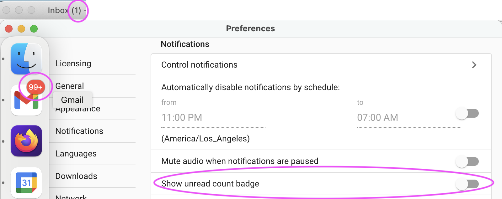 bug: GMail notification badges show incorrect number, and still show ...