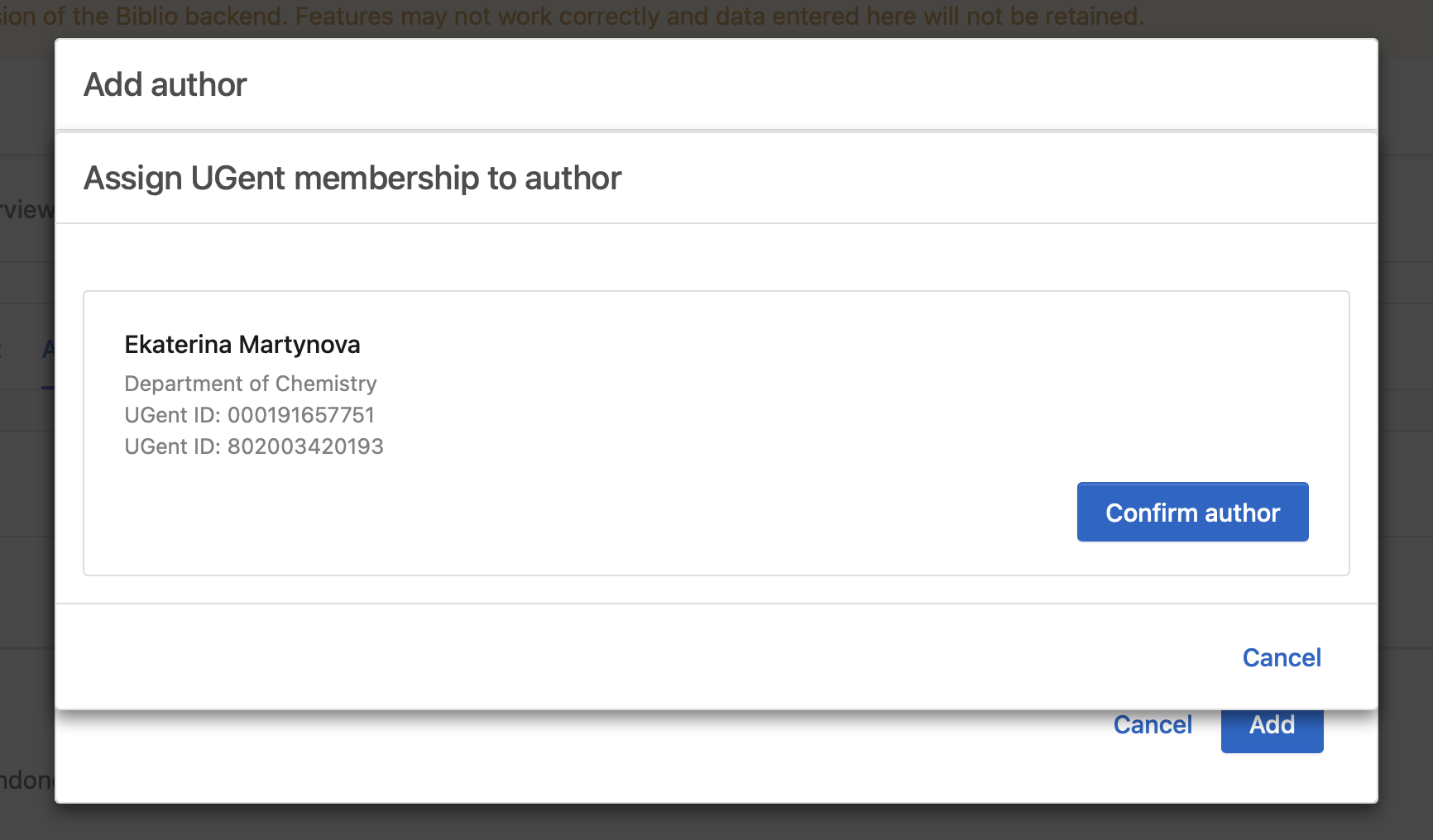 I can add authors and editors to a record. · Issue #397 · ugent-library/biblio-backoffice · GitHub