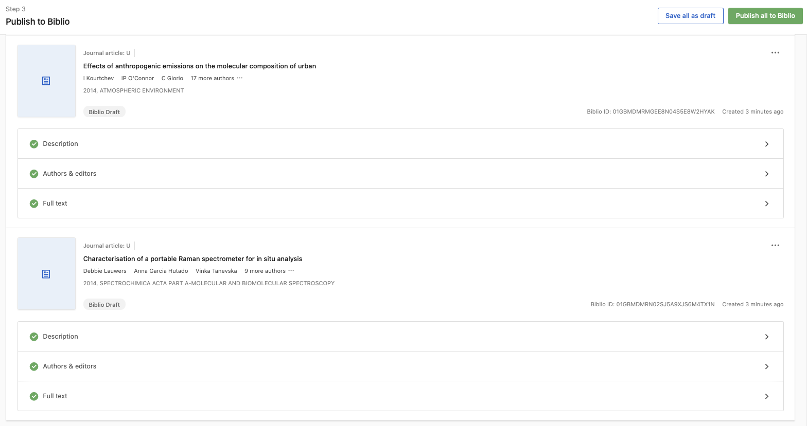 Bulk import checks incomplete · Issue #582 · ugent-library/biblio-backoffice · GitHub