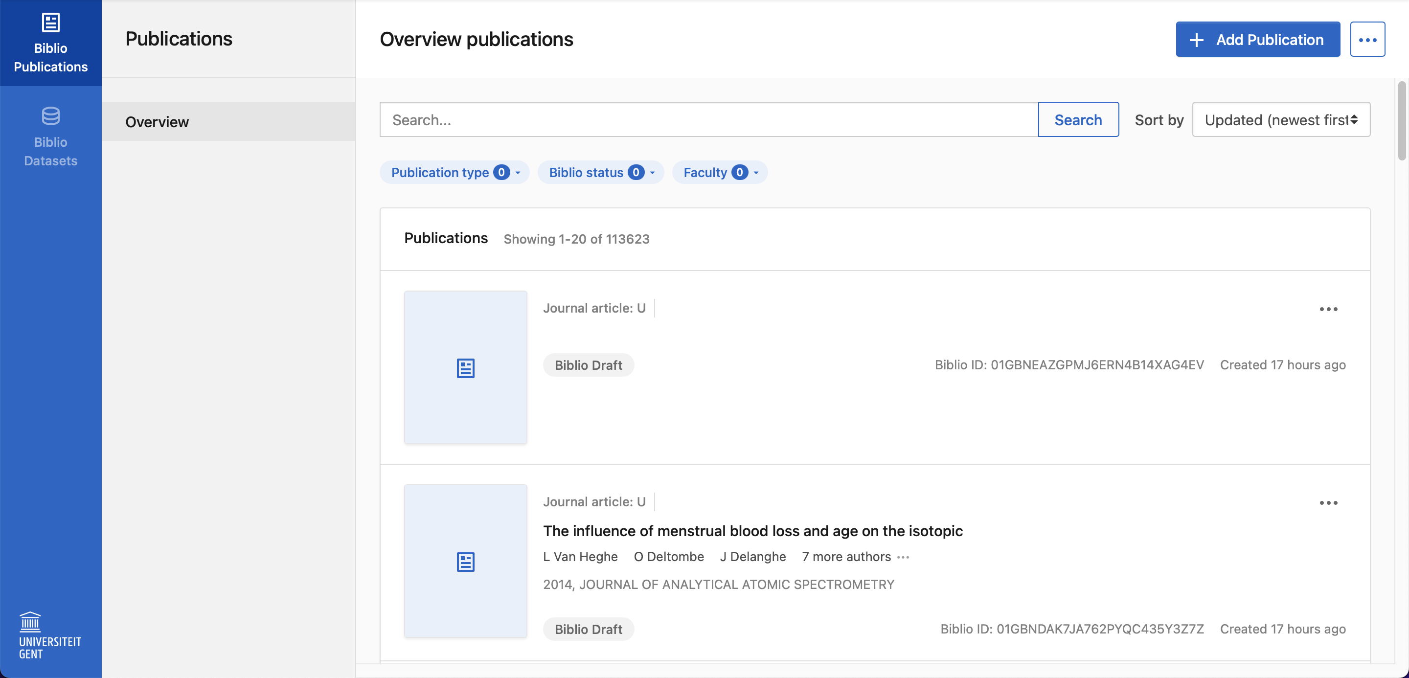 Pagination behaves weird with 10+ pages · Issue #487 · ugent-library/biblio-backoffice · GitHub