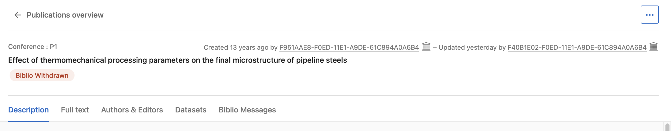 If a record is withdrawn, I can see it in the record's detail view header · Issue #581 · ugent ...