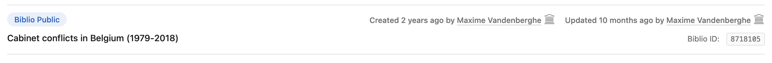 Add record Biblio ID in detail page · Issue #832 · ugent-library/biblio-backoffice · GitHub