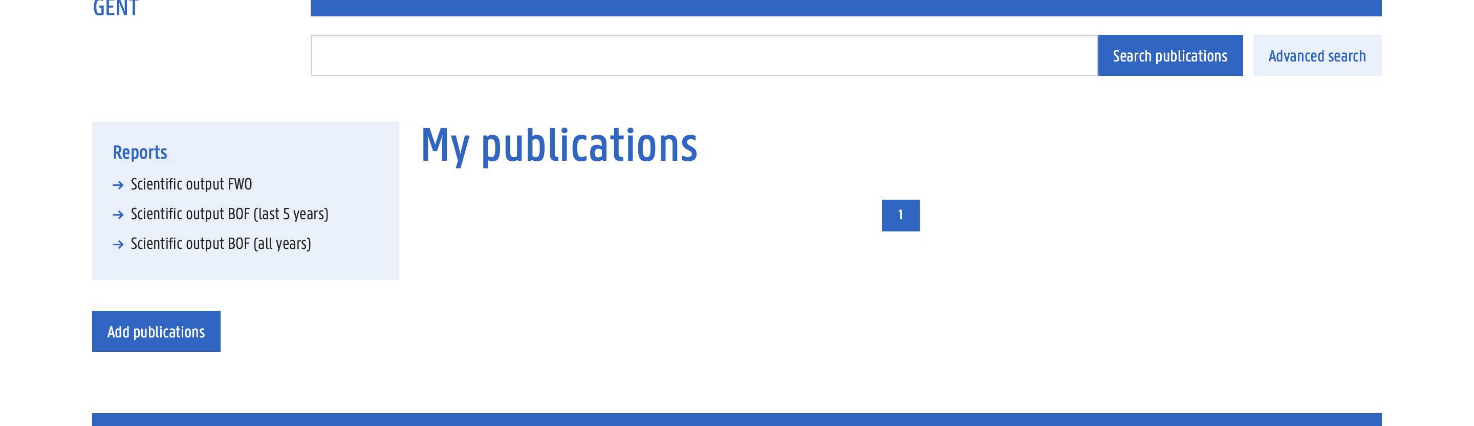 Link to "Add publications" broken on "My publications" page · Issue #833 · ugent-library/biblio ...