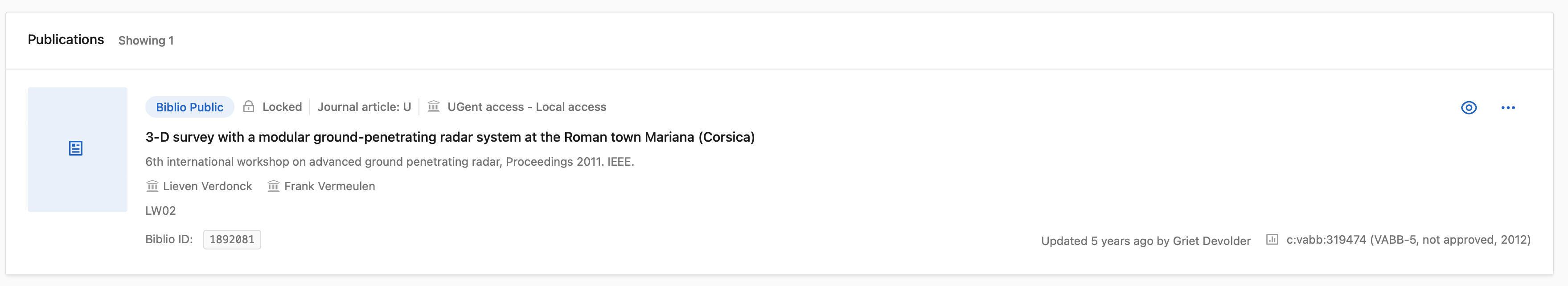 Journal article 1892081: classification does not match in front office with back office · Issue ...