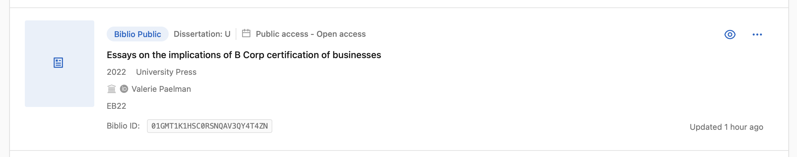 [Urgent] "Updated by" is broken for publications · Issue #936 · ugent-library/biblio-backoffice ...