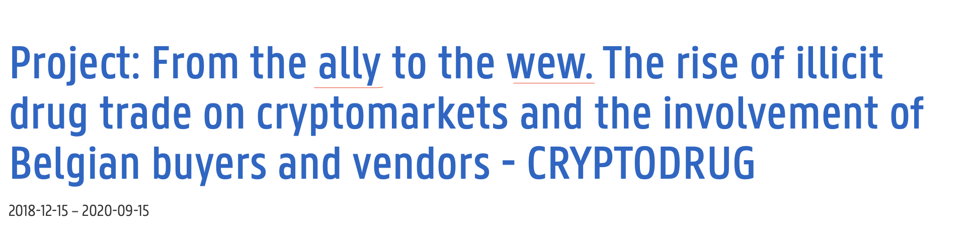 Wrong project name in Biblio · Issue #1032 · ugent-library/biblio-backoffice · GitHub