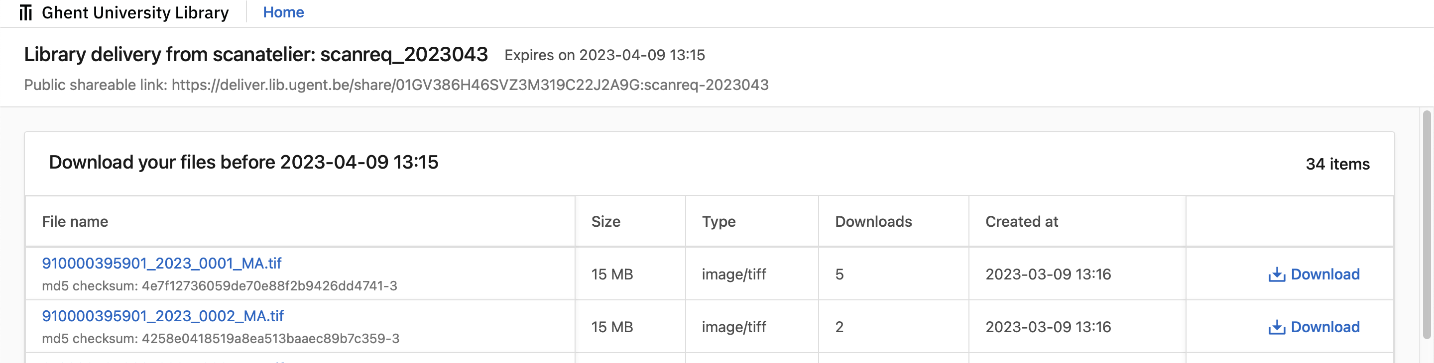 Download of .tif files does not add .tif extension, which does not always open correctly · Issue ...