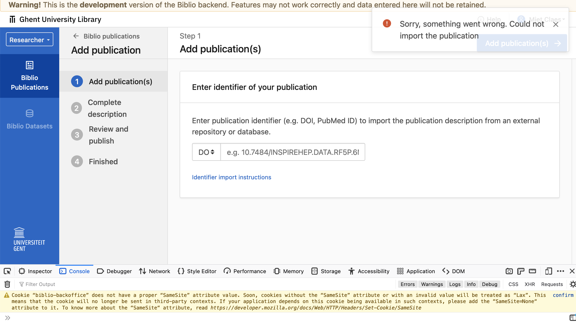 DOI import fails for 10.13128/jems-2279-7149-12605 · Issue #1088 · ugent-library/biblio ...