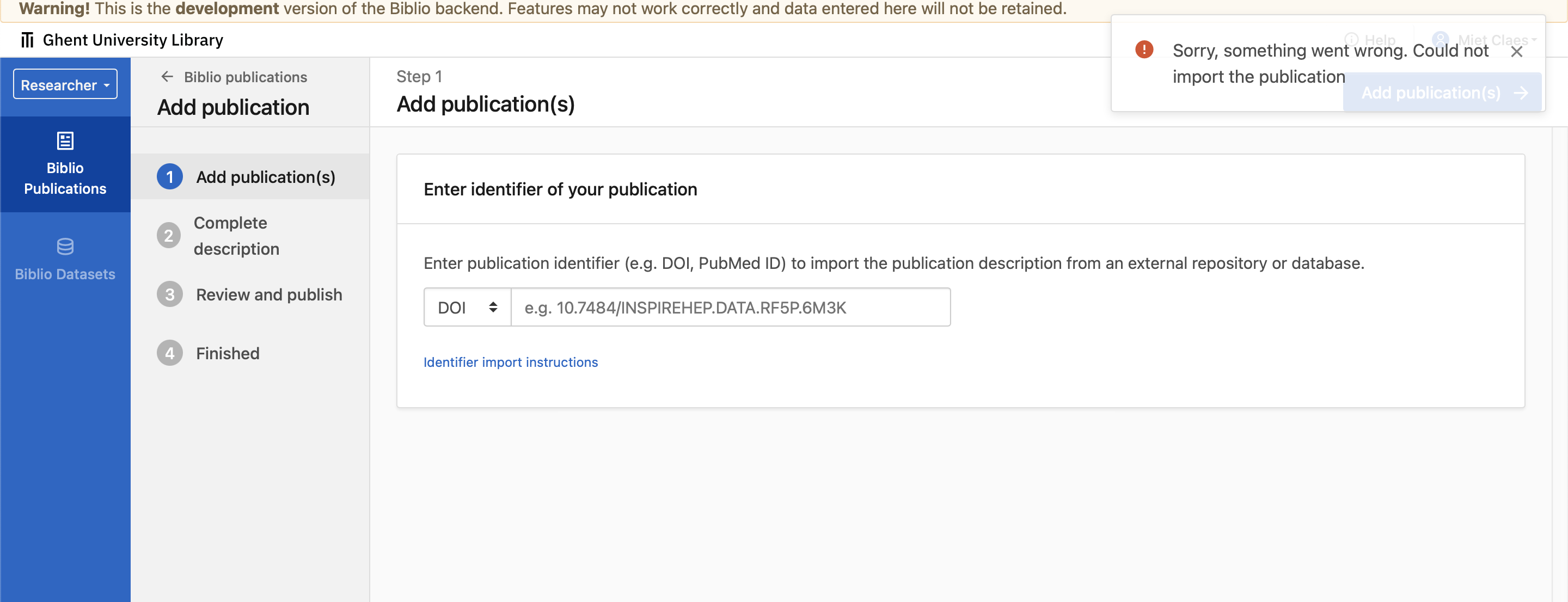 DOI import fails for 10.13128/jems-2279-7149-12605 · Issue #1088 · ugent-library/biblio ...