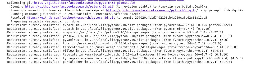 Installation Error · Issue 1540 · Facebookresearchpytorch3d · Github 