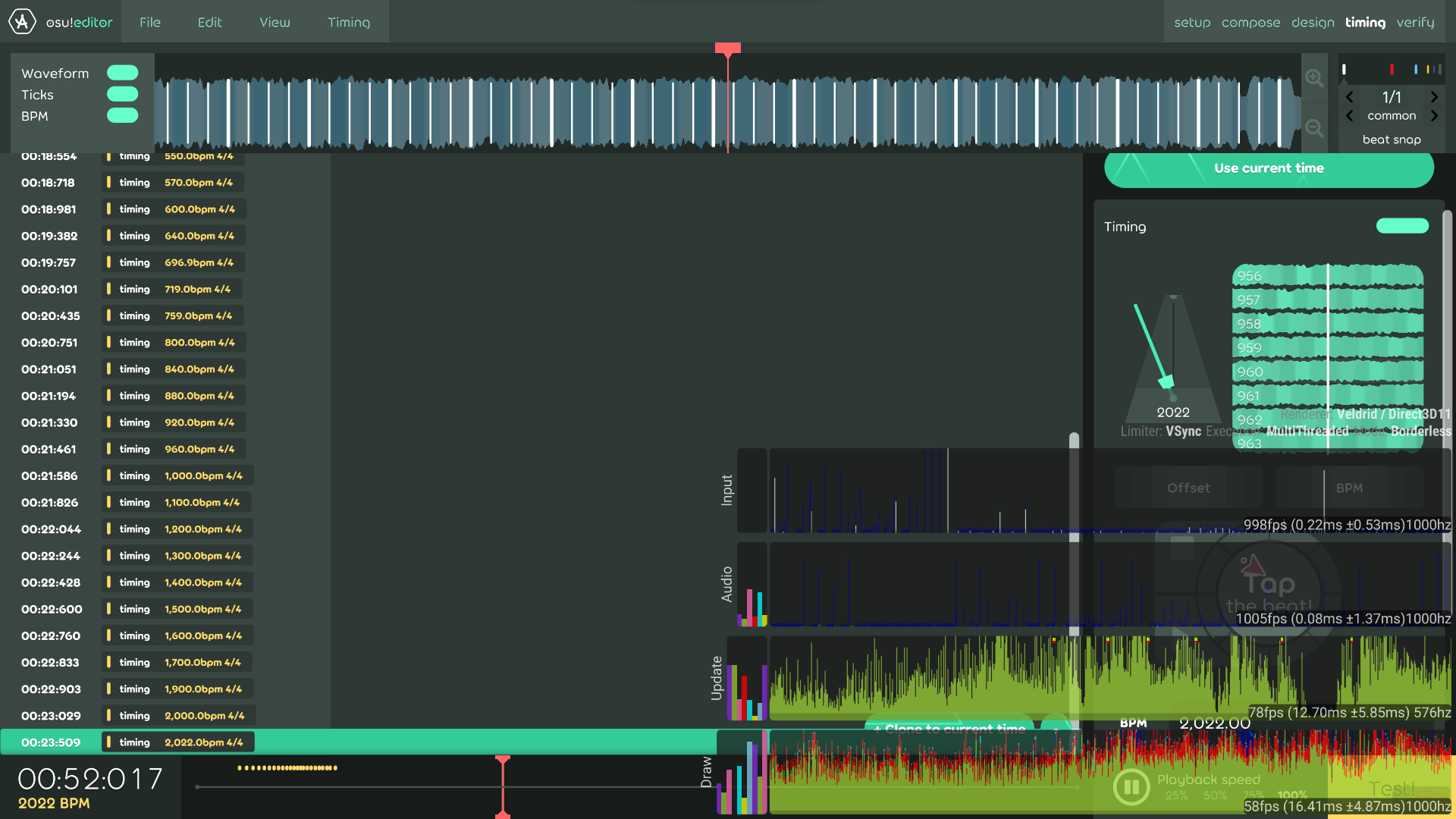 Every tick of the metronome will cause the game to freeze briefly · Issue #24521 · ppy/osu · GitHub