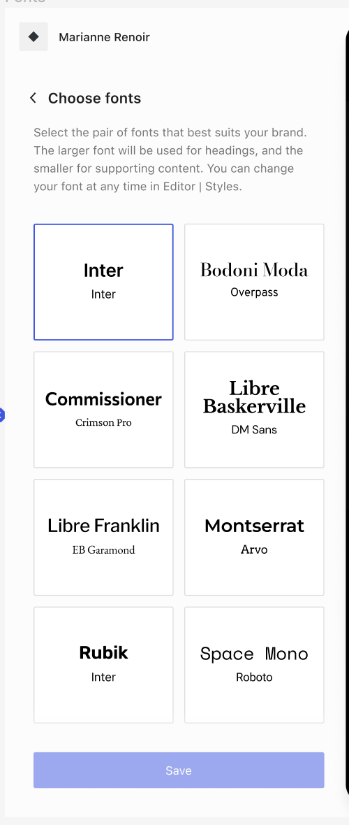 [CYS] Update copy and make sure more fonts are displayed if AI is temporarily unavailable ...