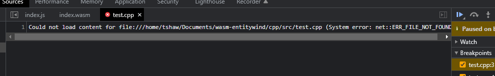 sourcemaps without variables · Issue #16285 · emscripten-core/emscripten · GitHub