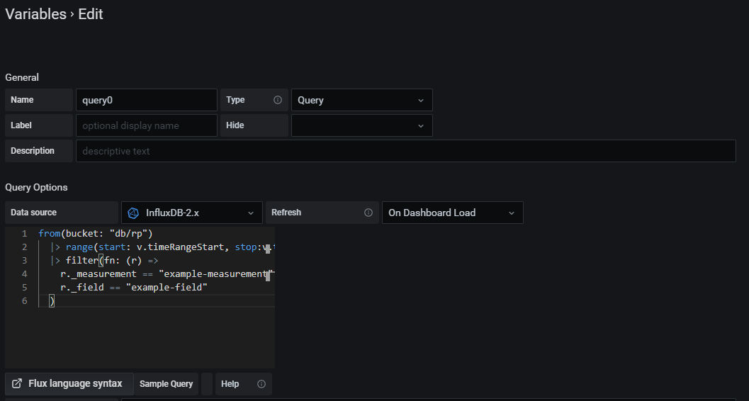 Variables: Width of Flux query textarea too small · Issue #30622 ...