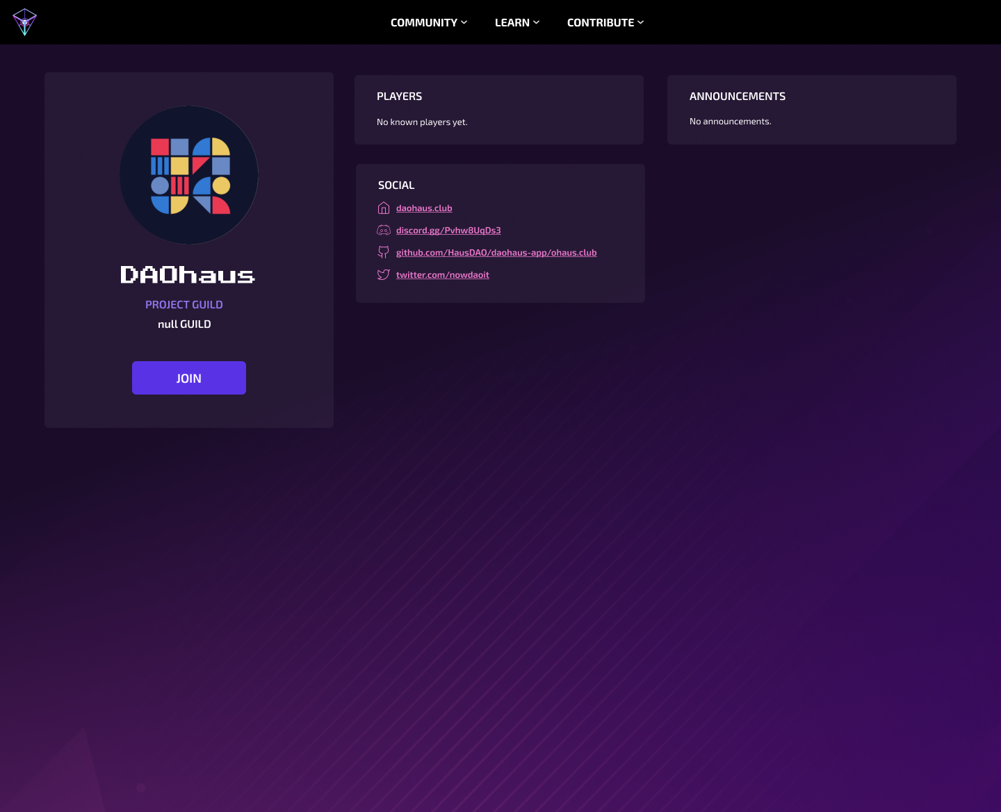 [Guilds] Making links more prominent · Issue #1408 · MetaFam/TheGame · GitHub