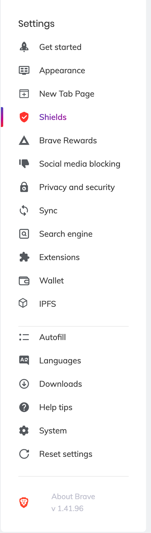 Update Settings sidebar icons and colors for consistency · Issue #24216 ...