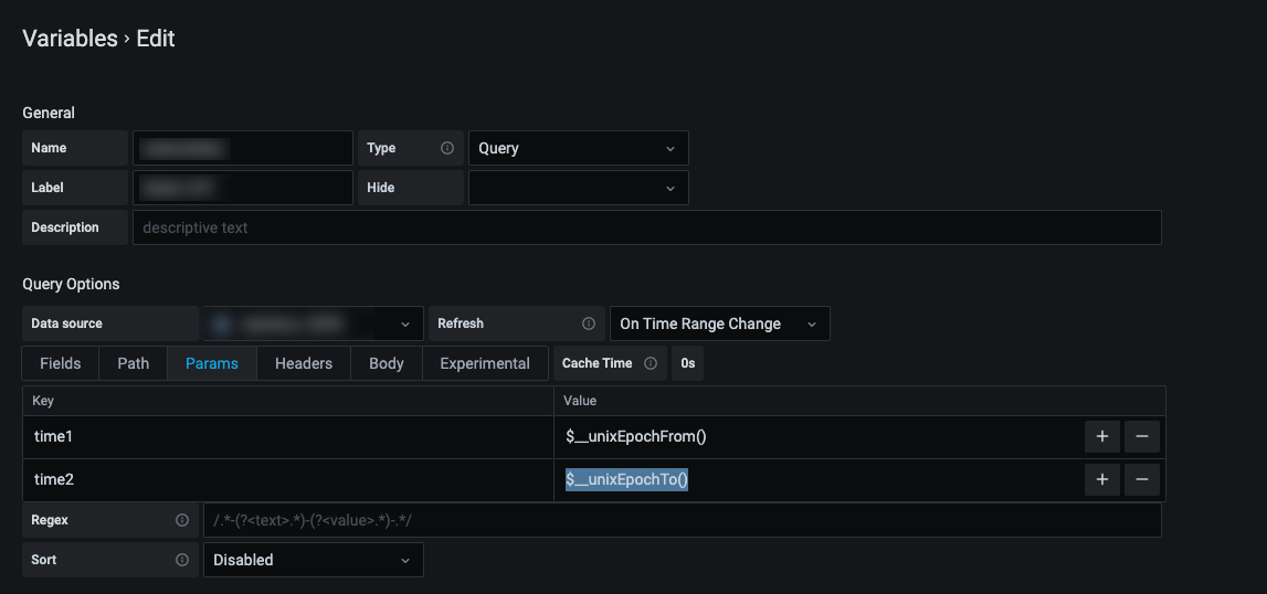 $__unixEpochFrom() and $__unixEpochTo() don't work in variable queries · Issue #98 · grafana ...