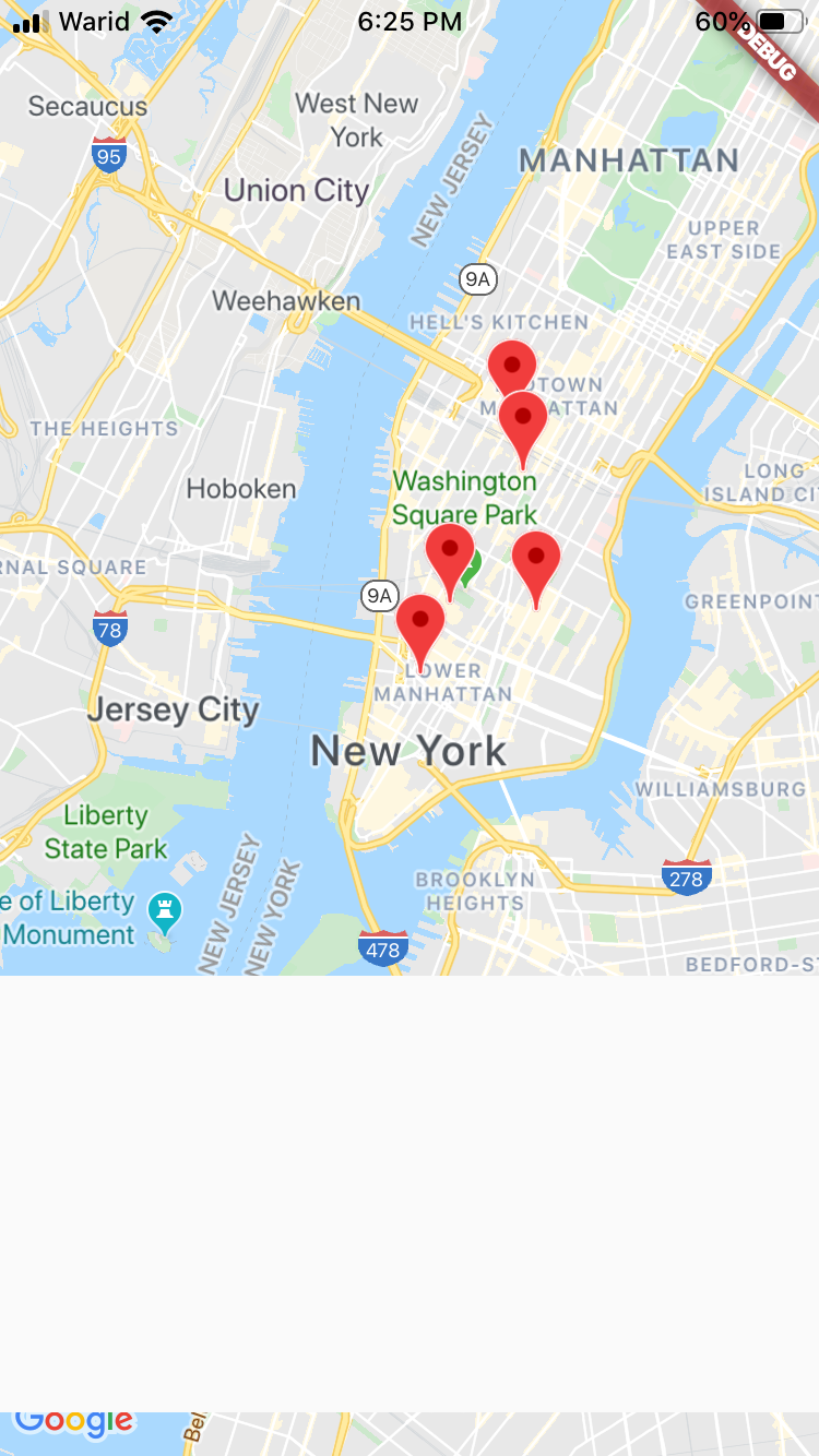 google_map_flutter for iOS has higher elevation. · Issue #45281 ...