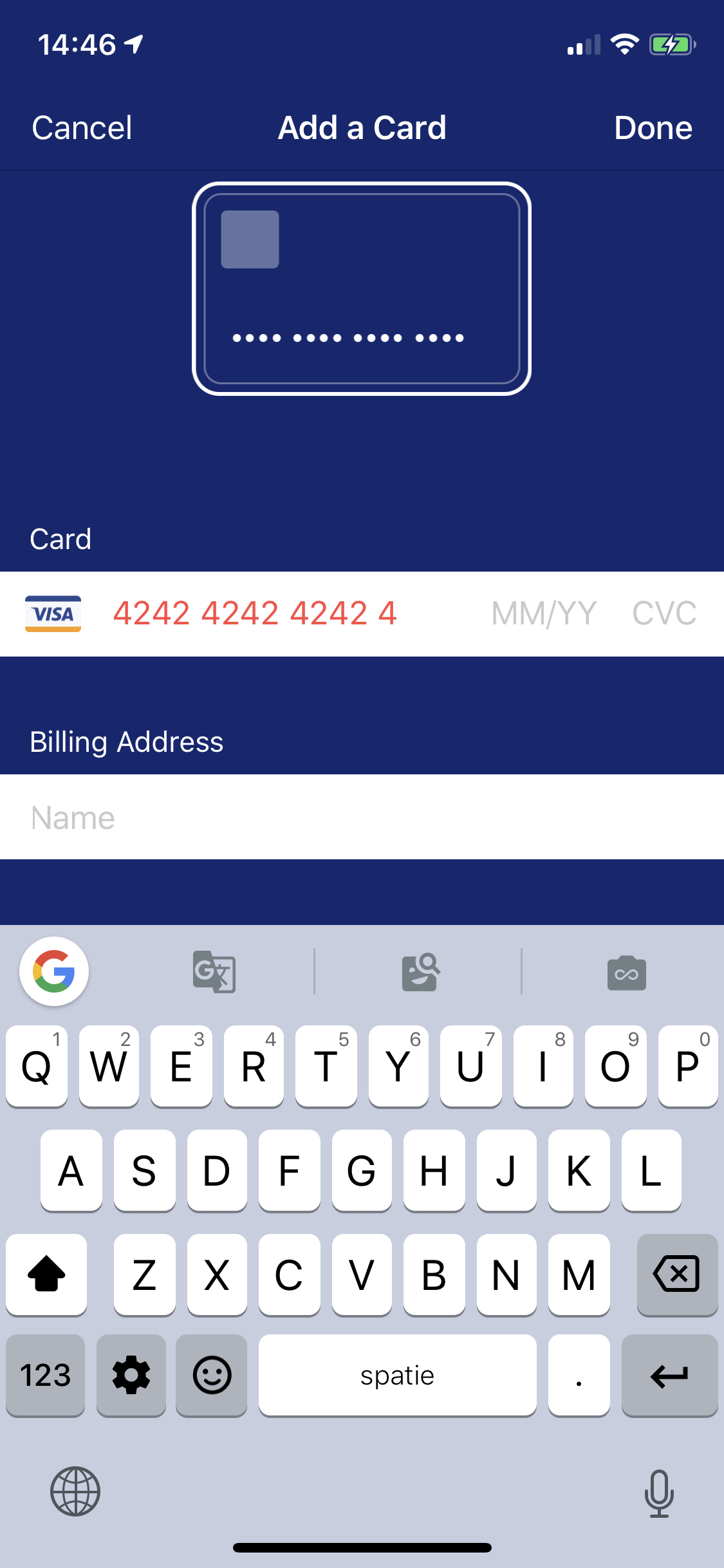 No cursor being shown on STPAddCardViewController · Issue #1167 · stripe/stripe-ios · GitHub