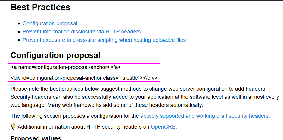 [Migrated from integration-standards] Request to reference the OWASP Secure Headers Project ...