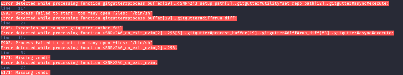 gitgutter is causing neovim to freeze and become unresponsive for 10+ seconds · Issue #767 ...