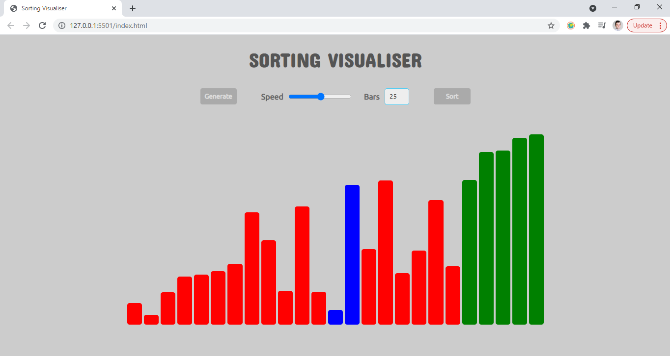 Github Mes64sorting Visualiser