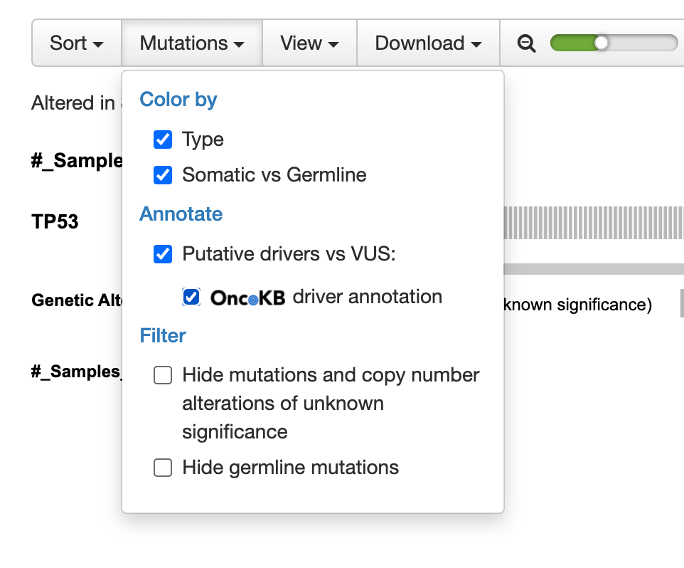 (OncoPrinter) OncoKB driver annotation inframe event error · Issue #9484 · cBioPortal/cbioportal ...