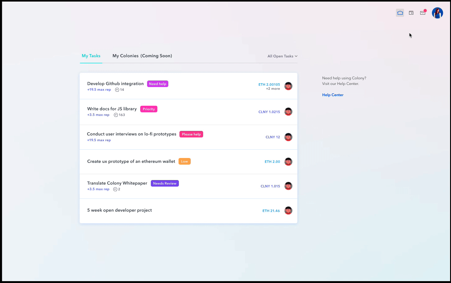 User respond to a `setTaskWorkerRole` work invite · Issue #412 ...