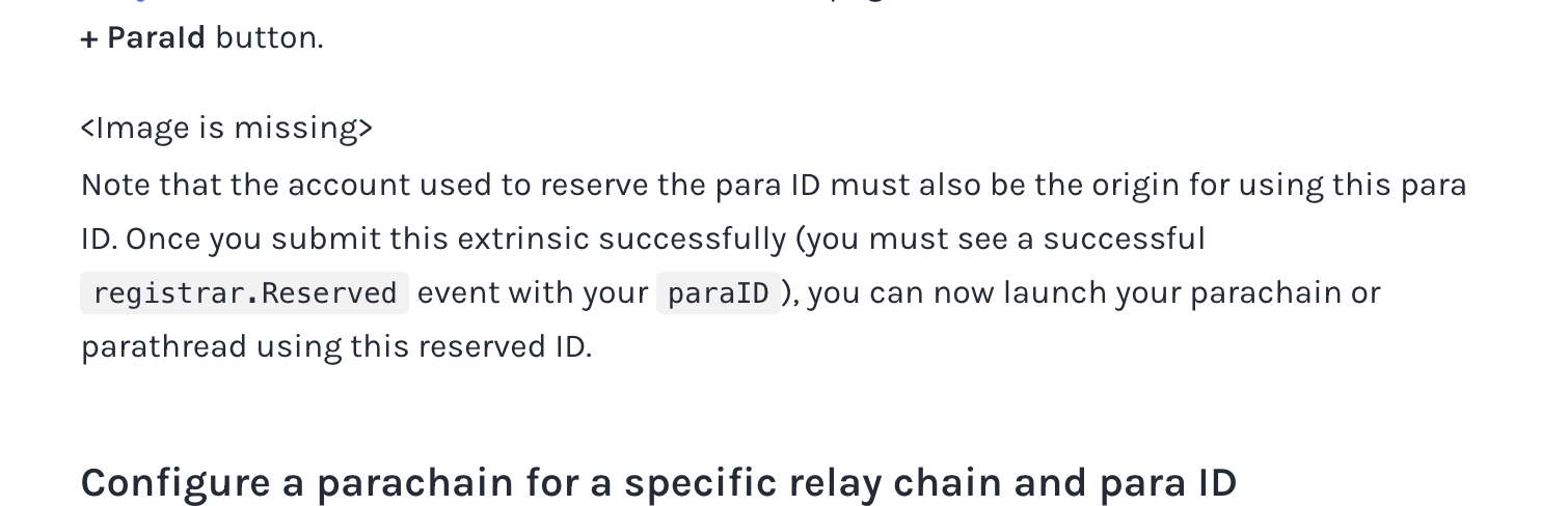 in upcoming version of Cumulus workshop tutorial · Issue #1102 · polkadot-developers/substrate ...